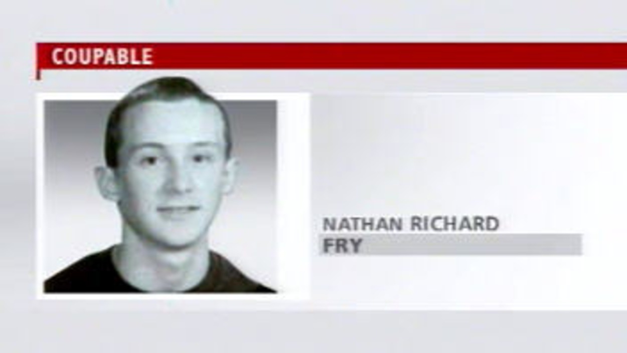 Nathan Fry déclaré coupable | Radio-Canada