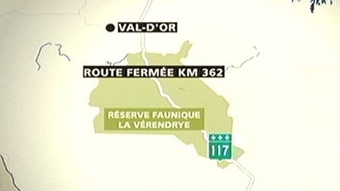 La route 117 débloquée | Radio-Canada