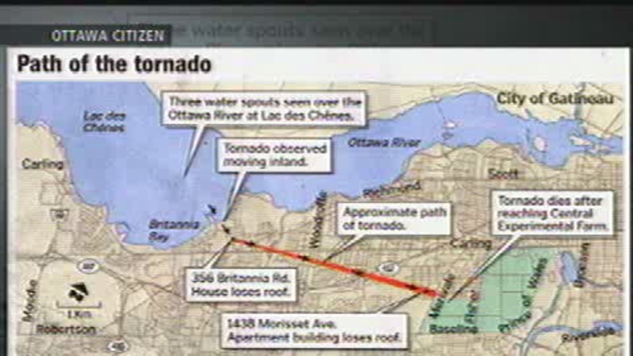 Ottawa a été frappée par une tornade | Radio-Canada