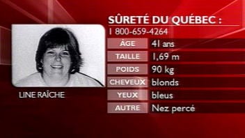 Line Raîche retrouvée saine et sauve | Radio-Canada