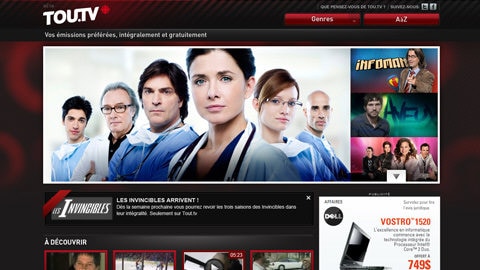 Tou.tv couronné meilleur site de l'année | Radio-Canada