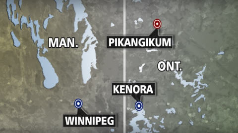 Aide du fédéral à Pikangikum | Radio-Canada