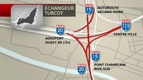 L'échangeur Turcot fermé | Radio-Canada