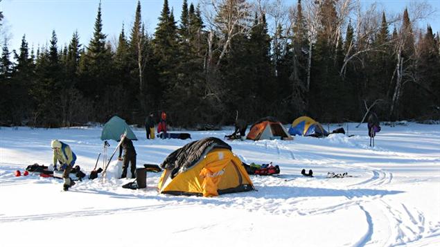 La tradition de la Traversée du lac Abitibi se poursuit | Radio-Canada