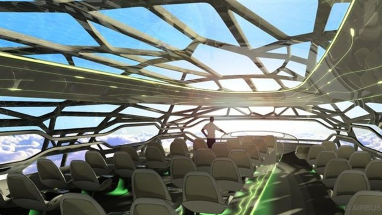 Airbus lancera un avion transparent en 2050 | Radio-Canada