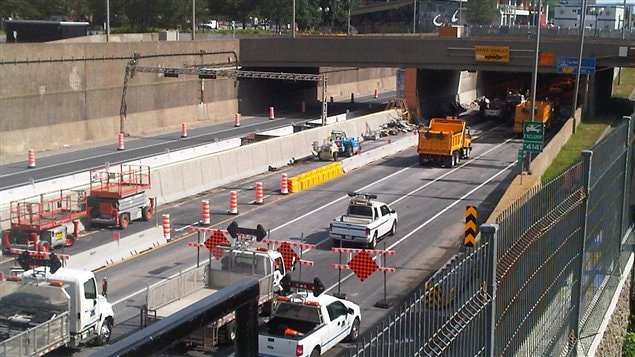 Réouverture de l'autoroute Ville-Marie d'ici lundi | Radio-Canada
