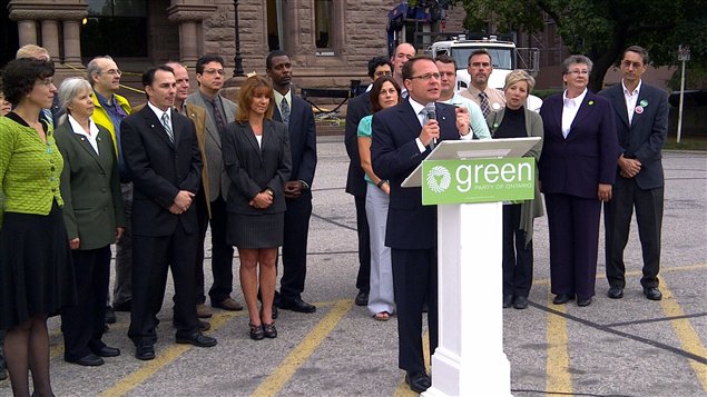 L'objectif du parti vert en Ontario: un siège | Radio-Canada