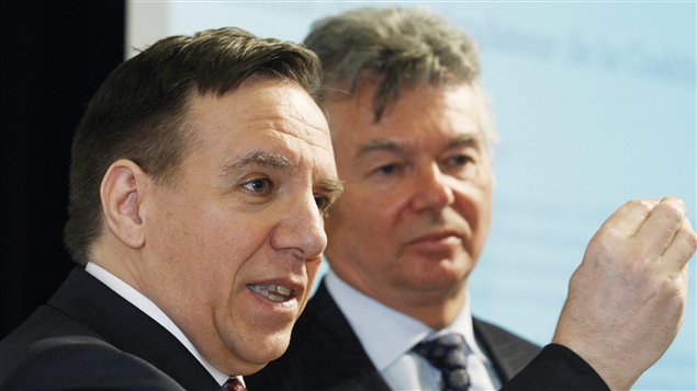 François Legault de passage à Saguenay | Radio-Canada