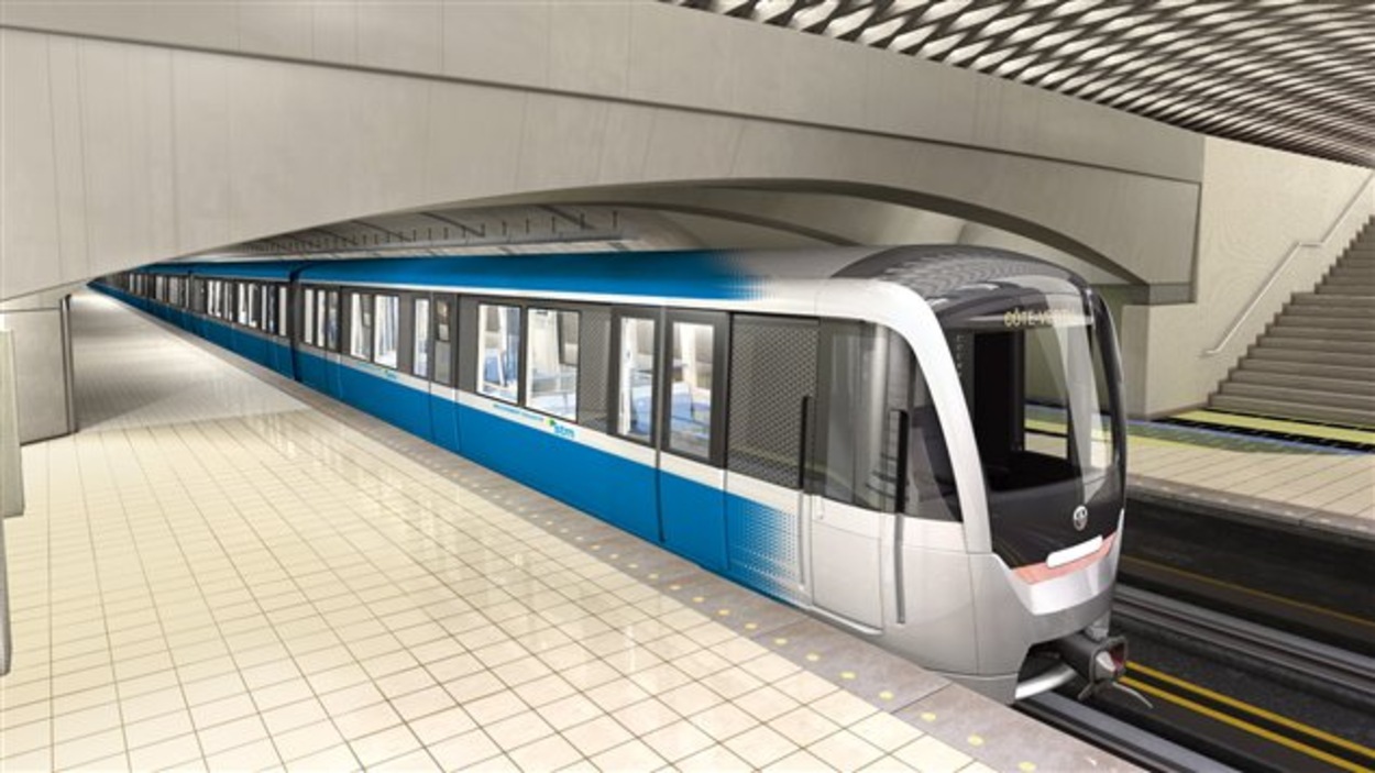 La STM présente ses nouvelles rames de métro | Radio-Canada
