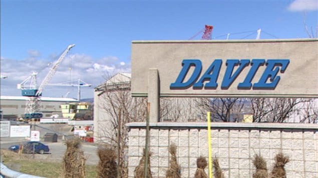 Journée décisive pour le chantier maritime Davie | Radio-Canada