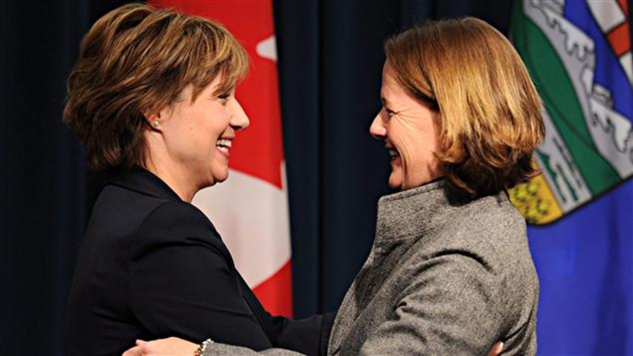 Alison Redford rencontrera Christy Clark à Calgary | Radio-Canada