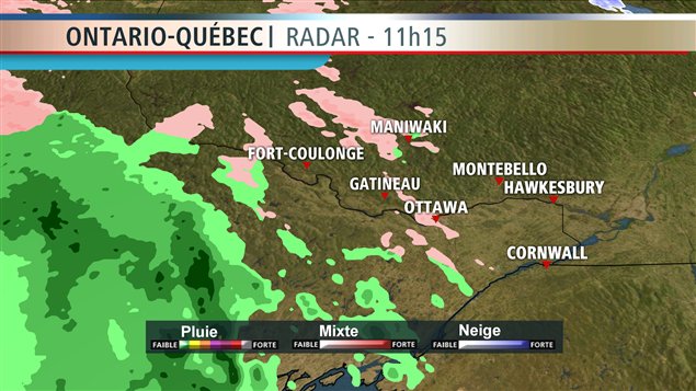 De la pluie tombe sur Ottawa-Gatineau | Radio-Canada