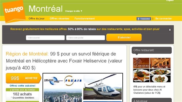 Tuango achète le site d'achats groupés de Yellow Média | Radio-Canada