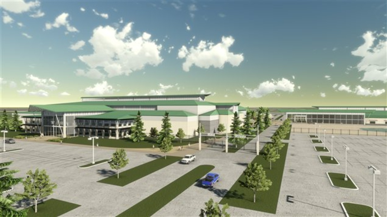 Projet d'expansion de 140 M$ pour le site du Red River Ex | Radio-Canada