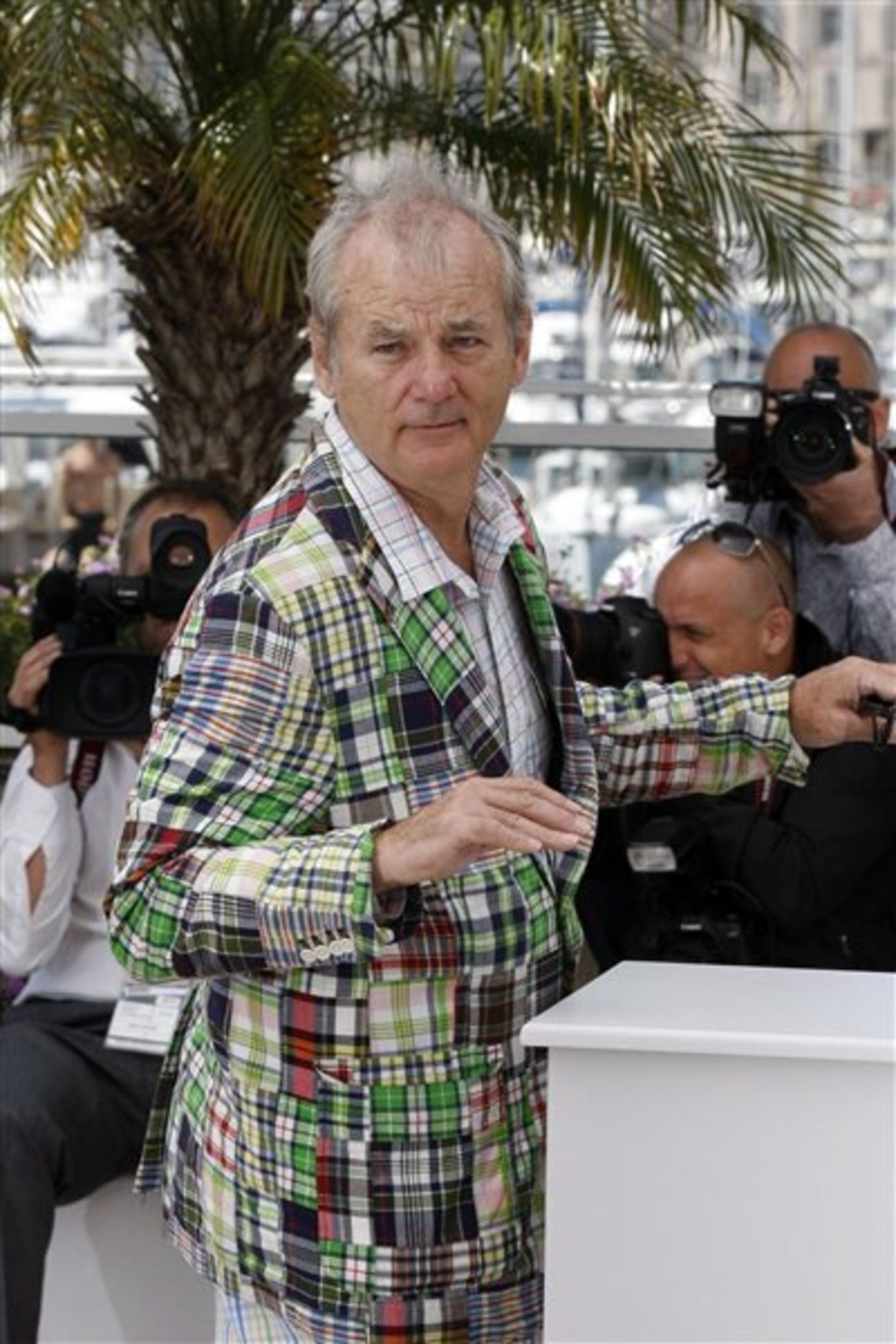 Un clown à Cannes : Bill Murray charme la foule | Radio-Canada