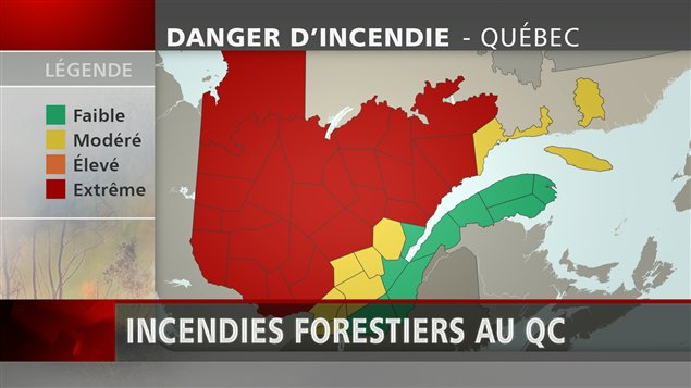 Les feux de forêt font rage au Québec et en Ontario | Radio-Canada