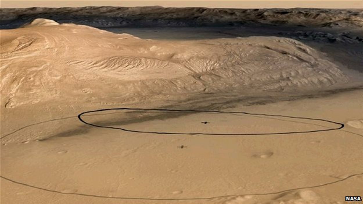 La destination de Curiosity se précise | Radio-Canada