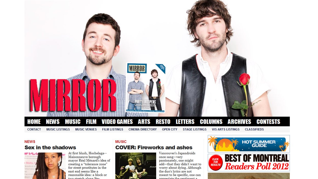 L'hebdomadaire Montreal Mirror ferme | Radio-Canada