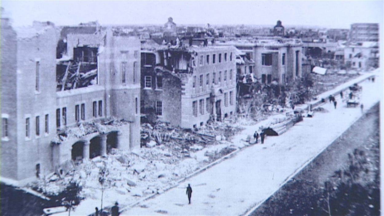 La tornade de Regina de 1912 : retour sur son tracé | Radio-Canada