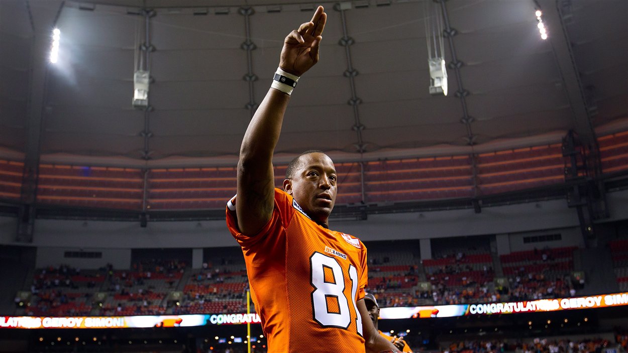 Geroy Simon de retour avec les Lions | Radio-Canada