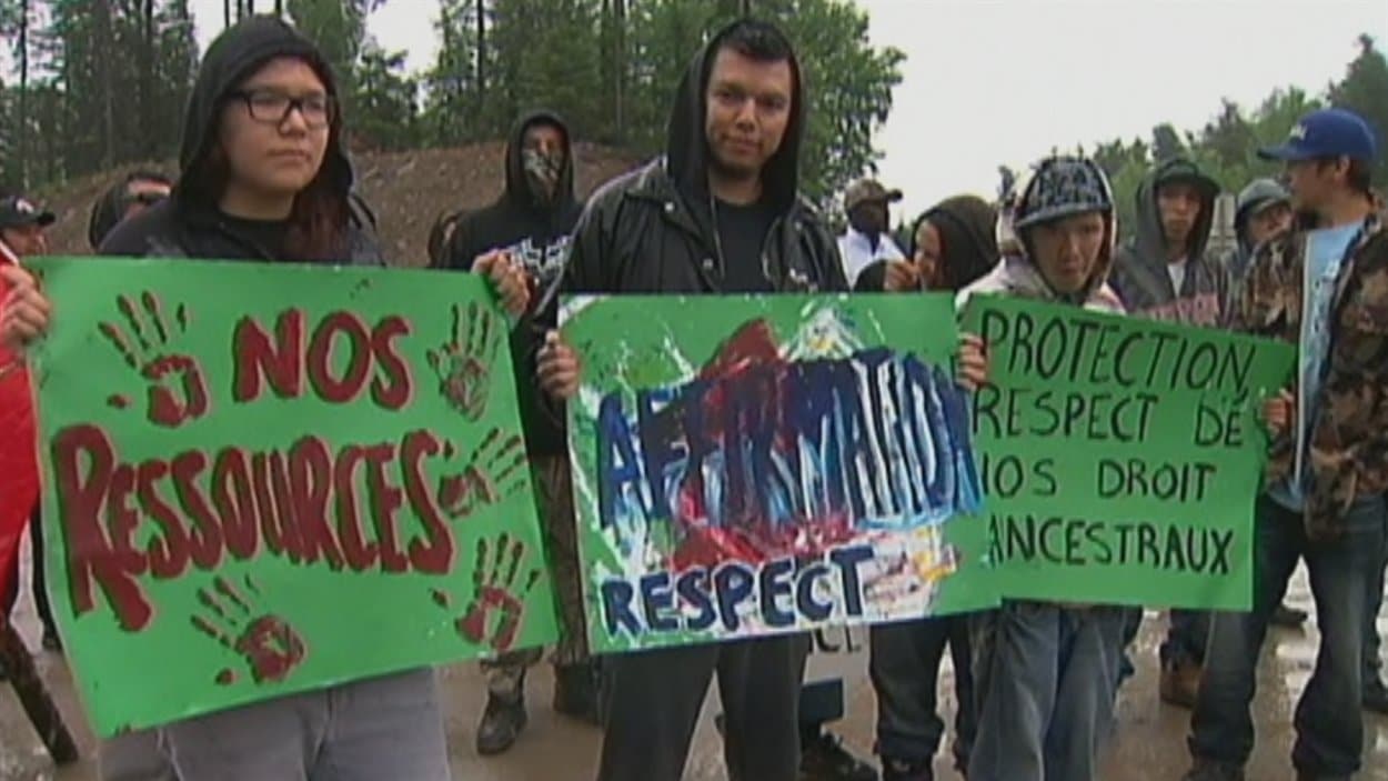 Haute-Mauricie : les Attikameks rétablissent leurs barrages routiers ...