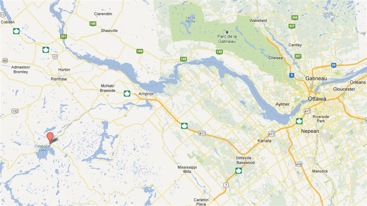 Une macrorafale a touché le secteur de Calabogie lundi | Radio-Canada