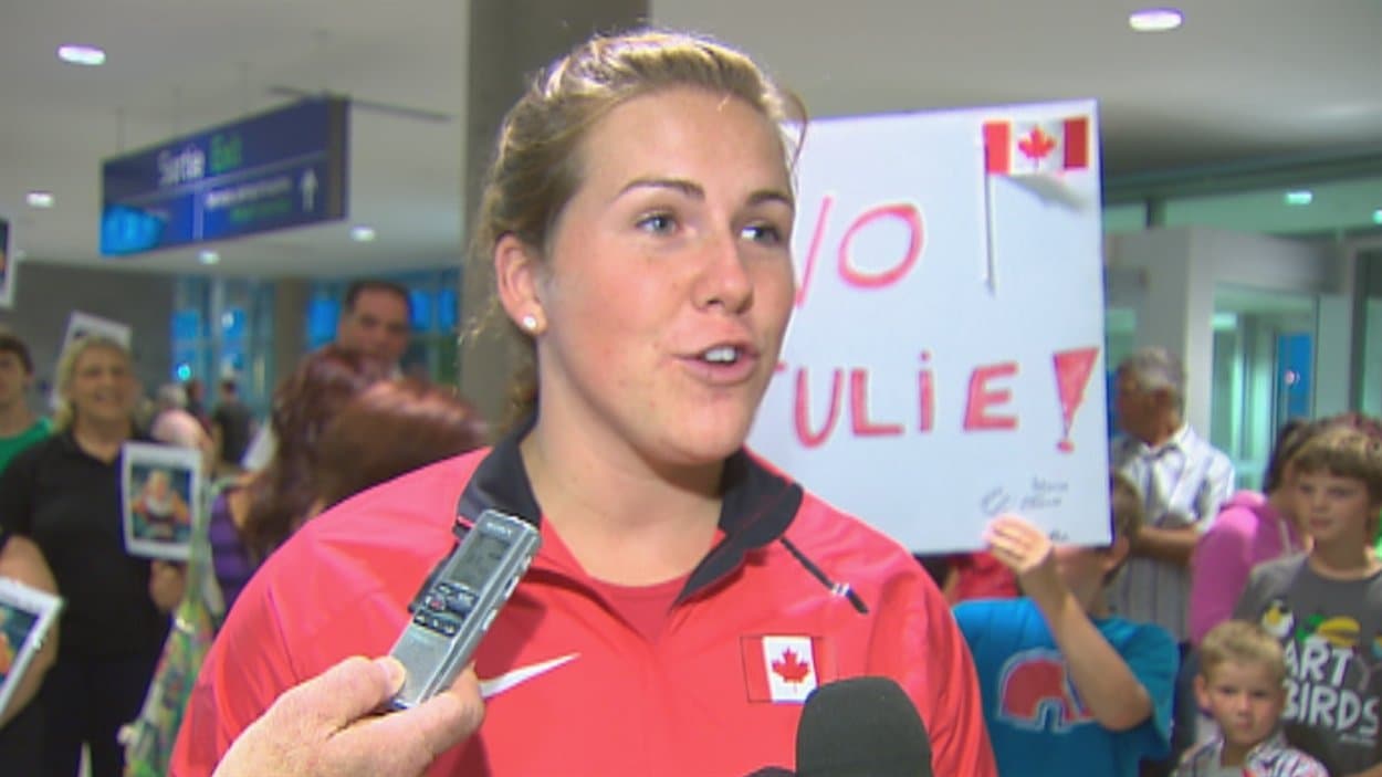 Julie Labonté de retour des JO de Londres | Radio-Canada