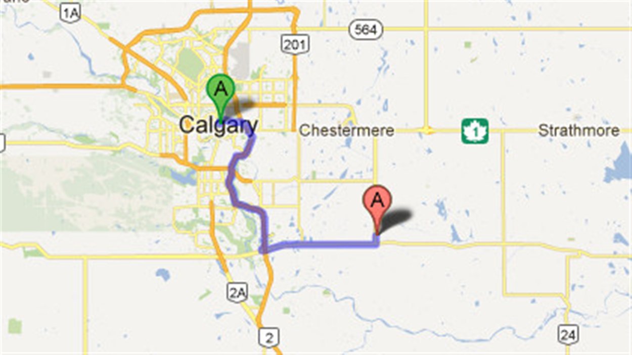 Écrasement d'avion à l'est de Calgary | Radio-Canada