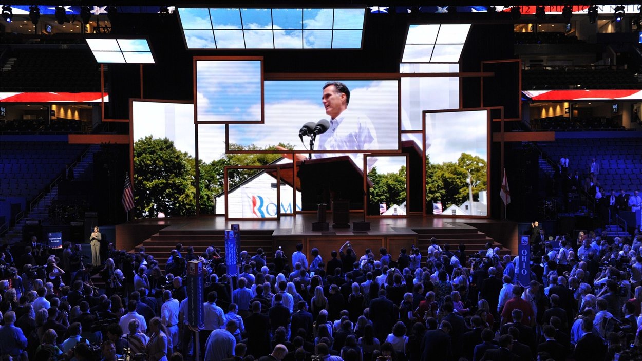 Mitt Romney et la tempête Isaac se partagent la vedette | Radio-Canada