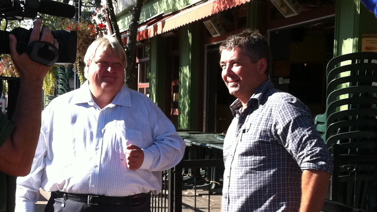 Gaétan Barrette vient défendre les idées de la CAQ | Radio-Canada