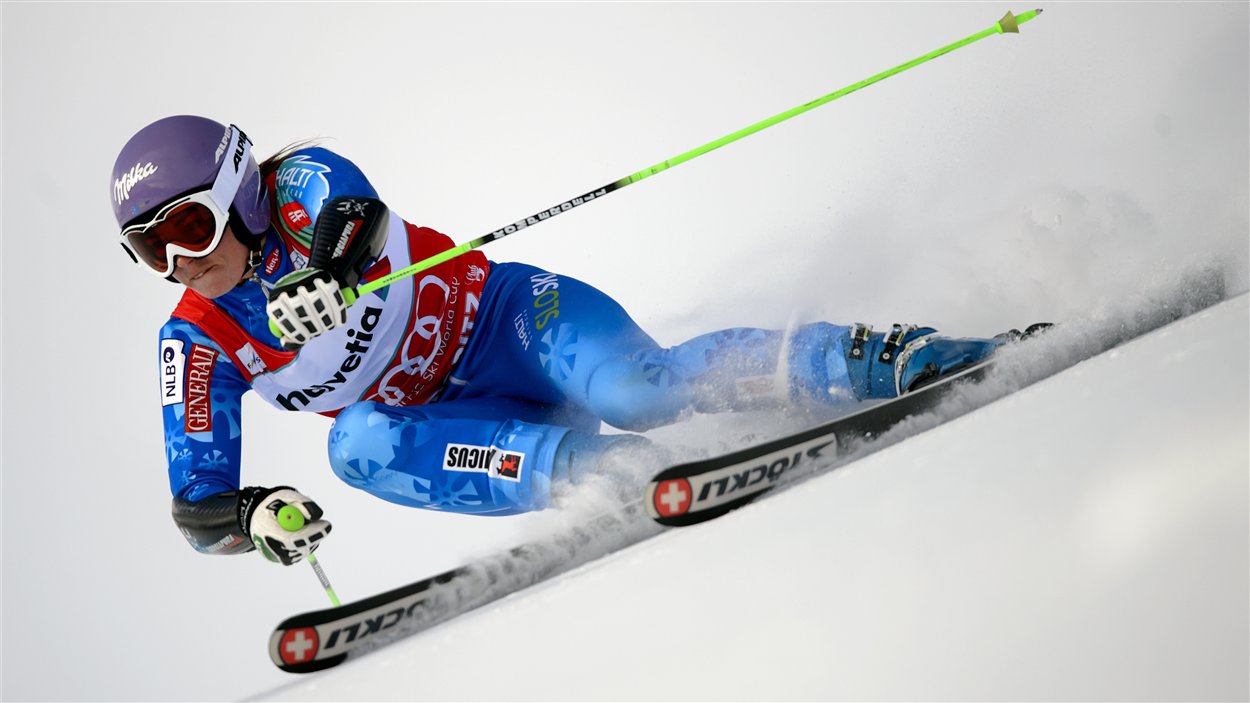 La victoire à Tina Maze, Gagnon 12e | Radio-Canada