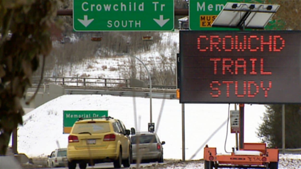 Calgary : le projet d'amélioration de Crowchild Trail est contesté par ...