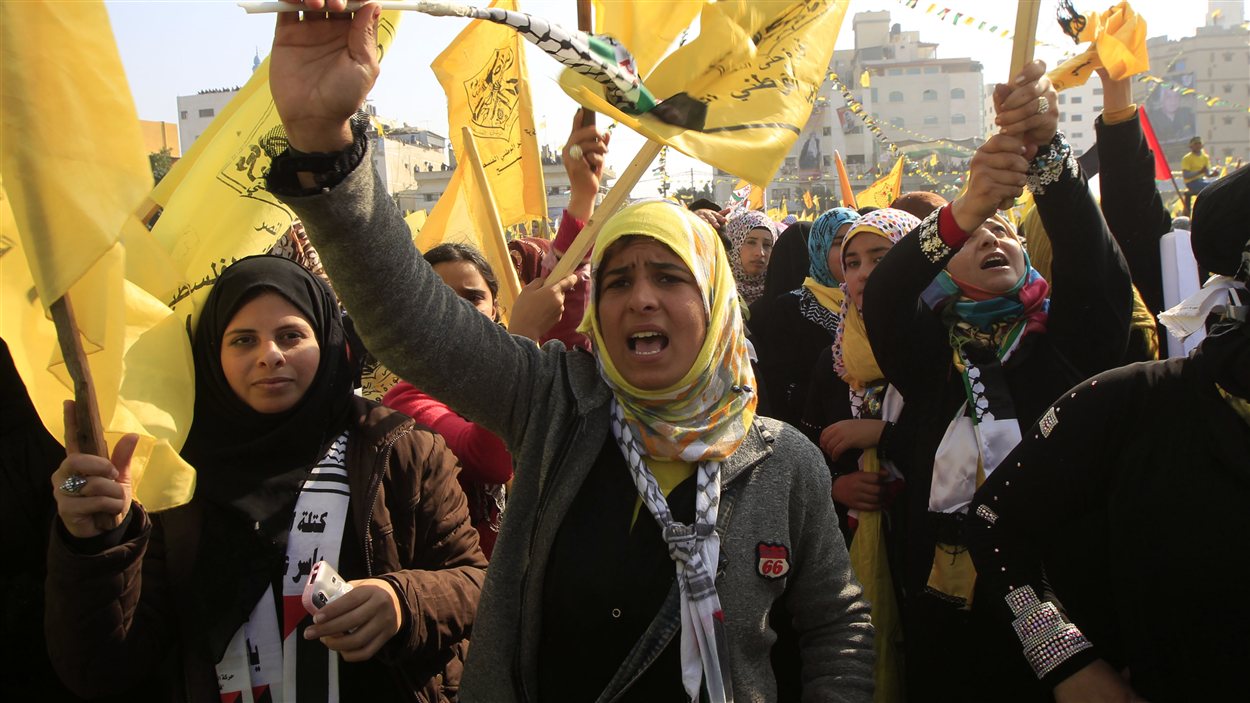 Gaza : manifestation géante pour l'anniversaire du Fatah | Radio-Canada