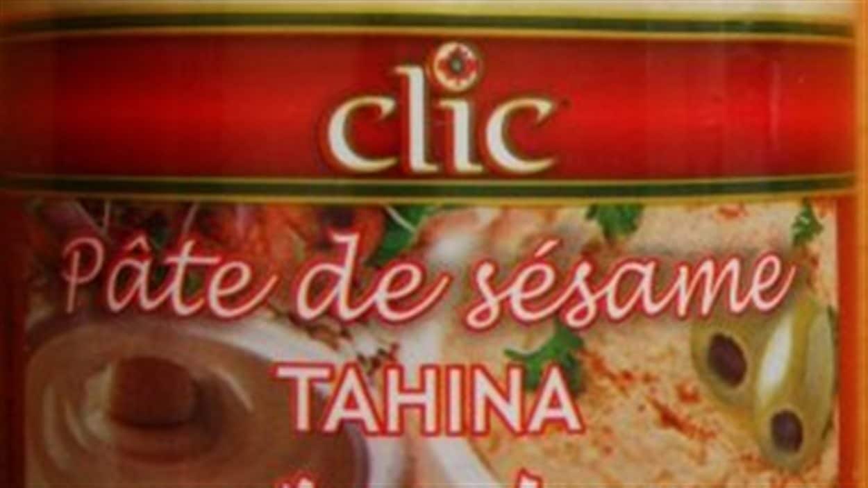Avis de non-consommation de la pâte de sésame Tahina de Clic | Radio-Canada
