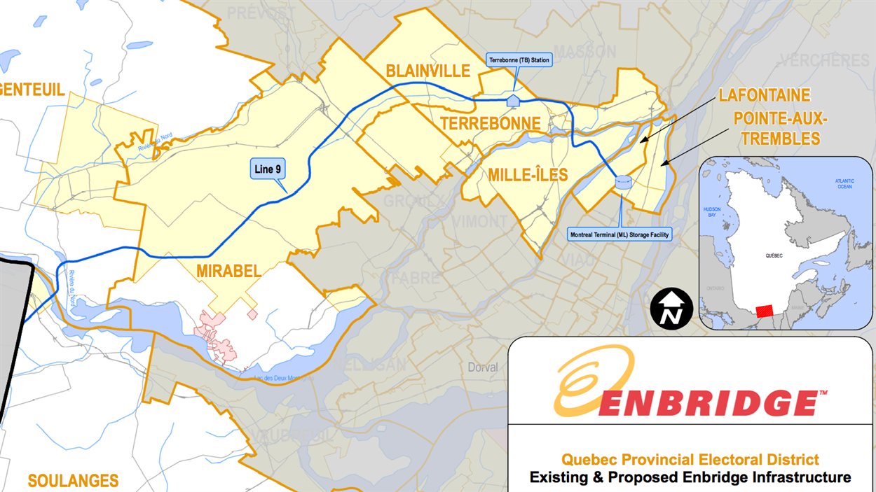 Arrestation des occupants d'une station d'Enbridge | Radio-Canada