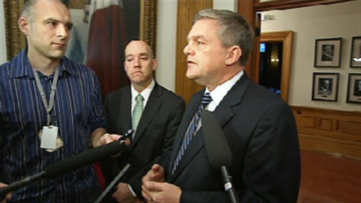 David Alward dresse son bilan annuel | Radio-Canada