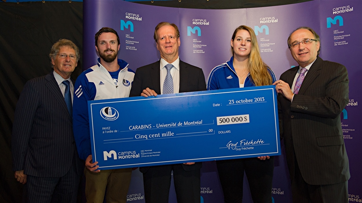 Don record pour le programme des Carabins | Radio-Canada.ca