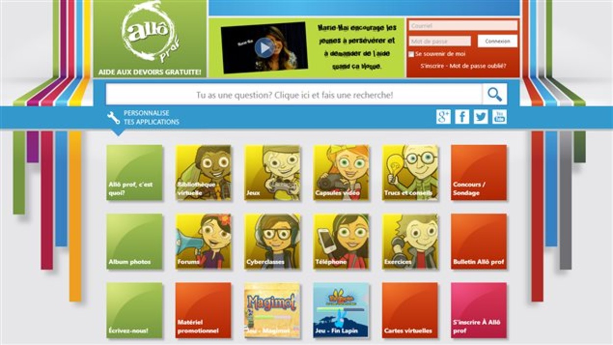 Allô prof : site web amélioré pour l'aide aux devoirs | Radio-Canada