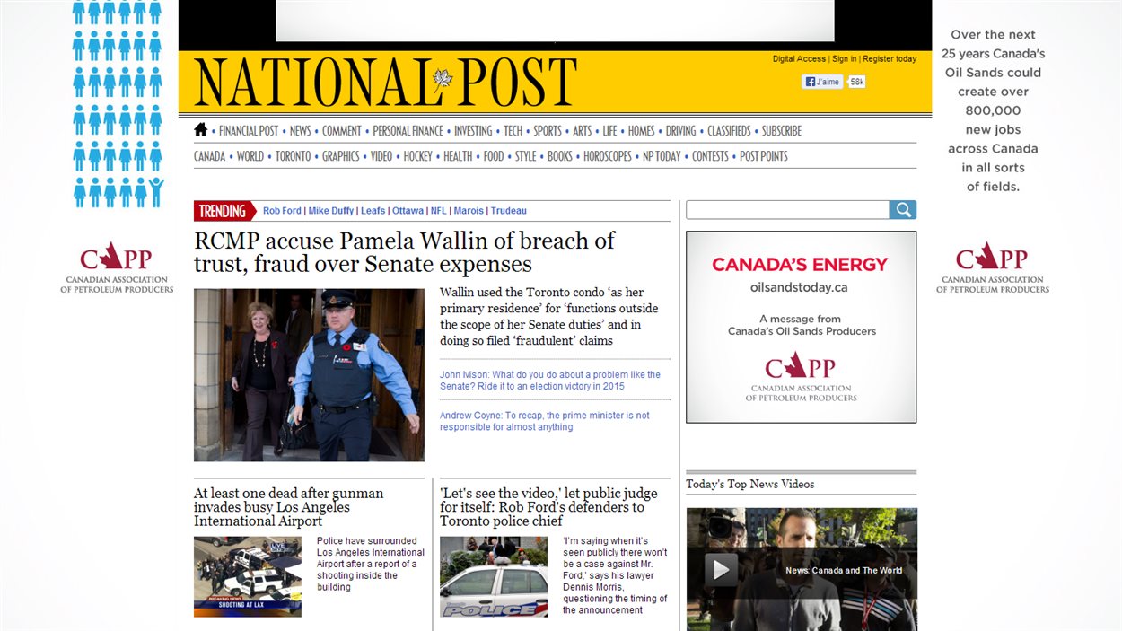 Un fonds américain s'empare de 19 % de Postmedia | Radio-Canada