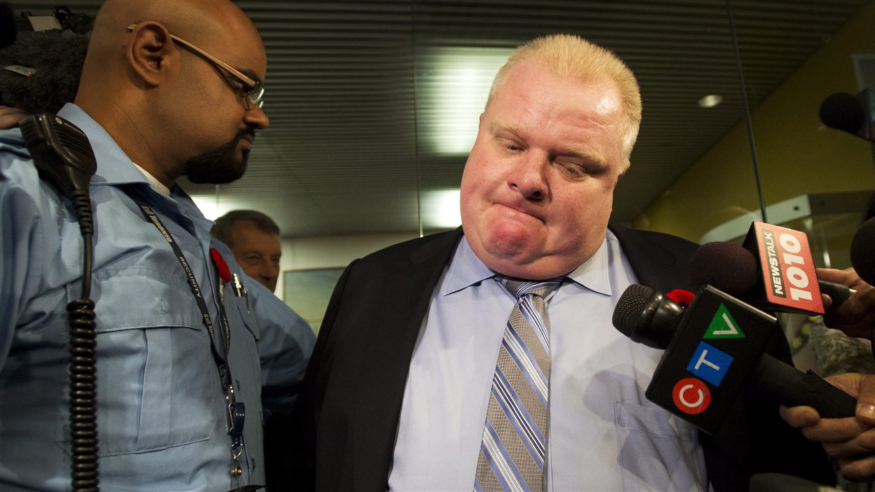 Rob Ford demande du « temps » aux médias | Radio-Canada