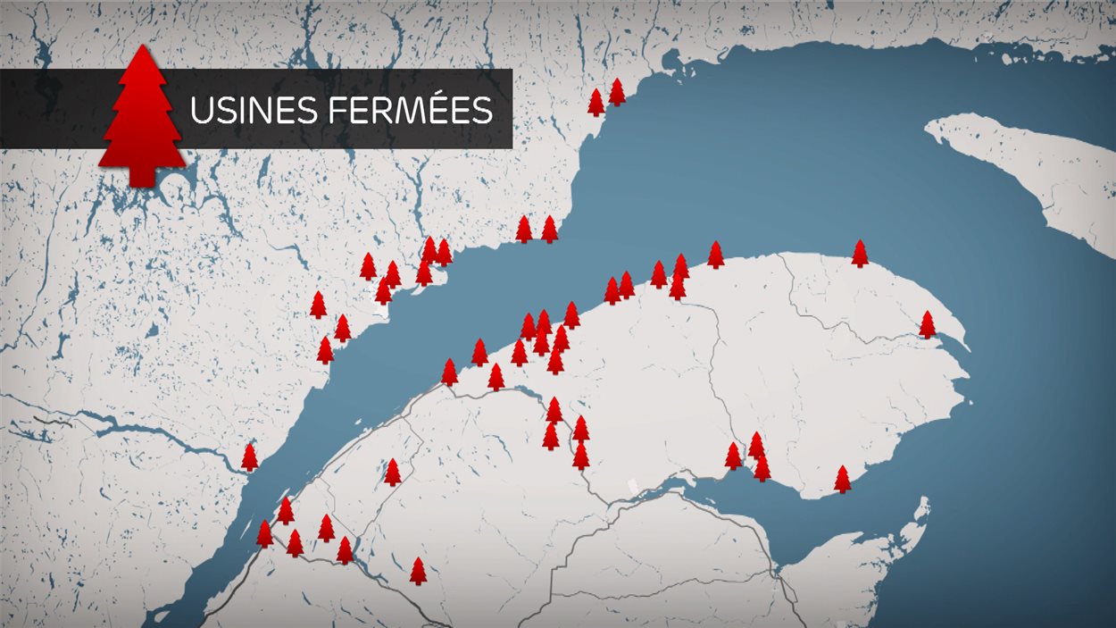 Industrie forestière : une cinquantaine de fermetures depuis 2005 ...