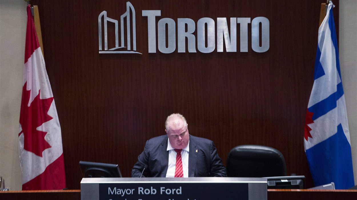 Rob Ford, personnalité ayant le plus marqué l'actualité en 2013 | Radio ...