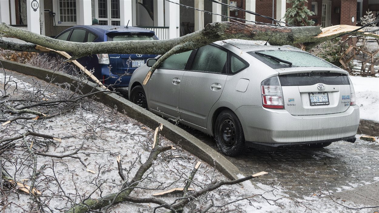 Le verglas plonge des centaines de milliers d'Ontariens dans le noir ...