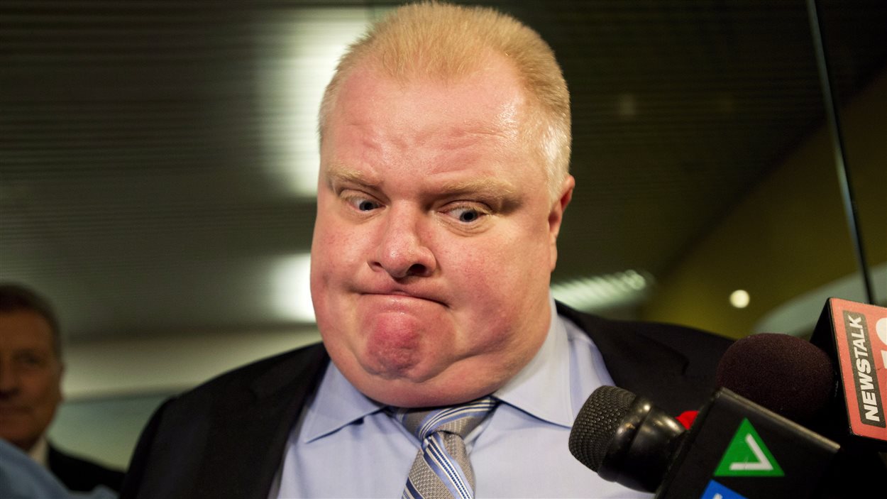 Rob Ford, personnalité ayant le plus marqué l'actualité en 2013 | Radio ...