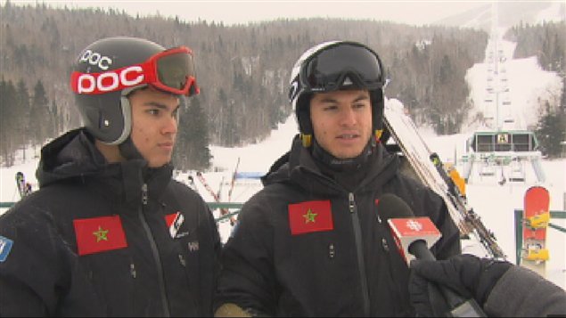 L'équipe de ski du Maroc au Mont-Édouard | Radio-Canada.ca
