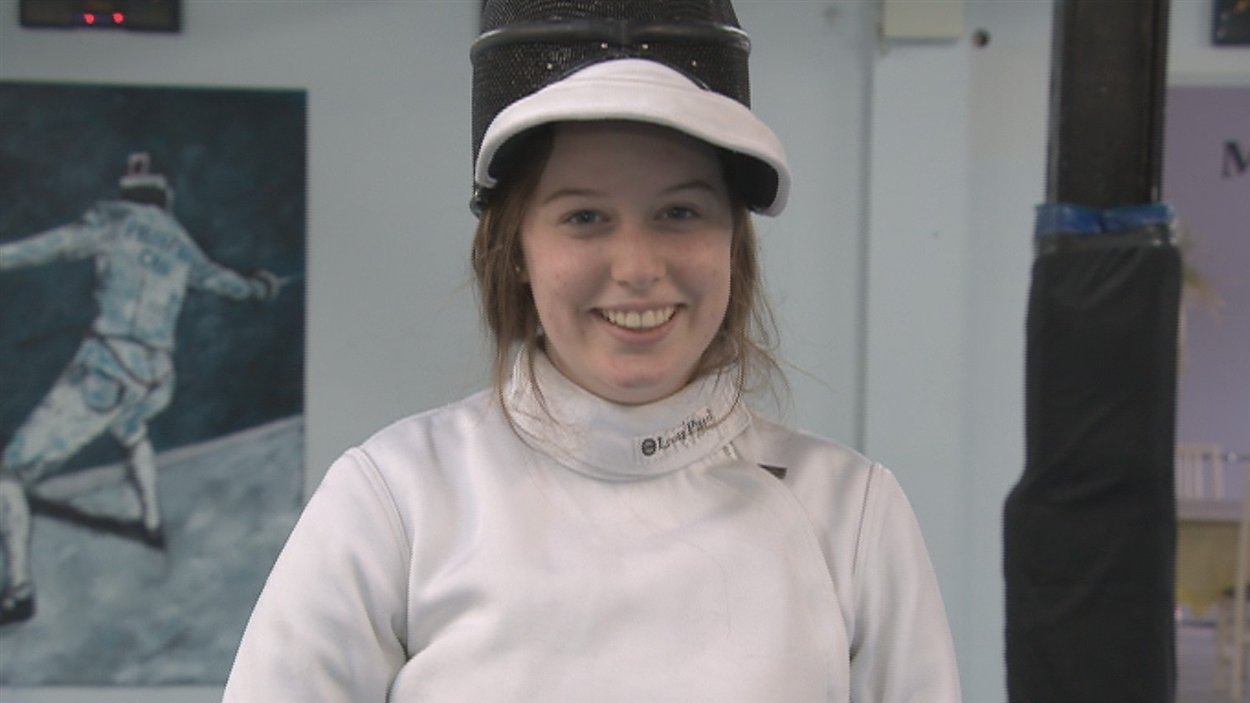 Escrime : la passion d'Alexanne Verret | Radio-Canada.ca