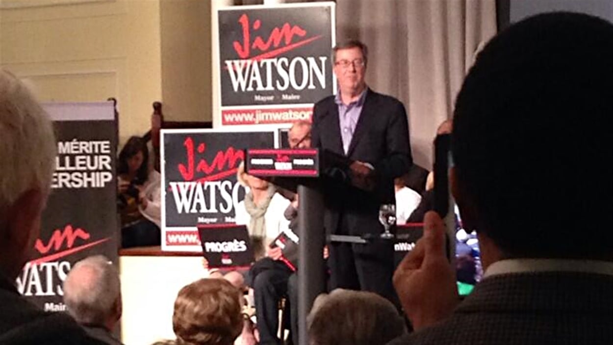 Jim Watson lance officiellement sa campagne | Radio-Canada