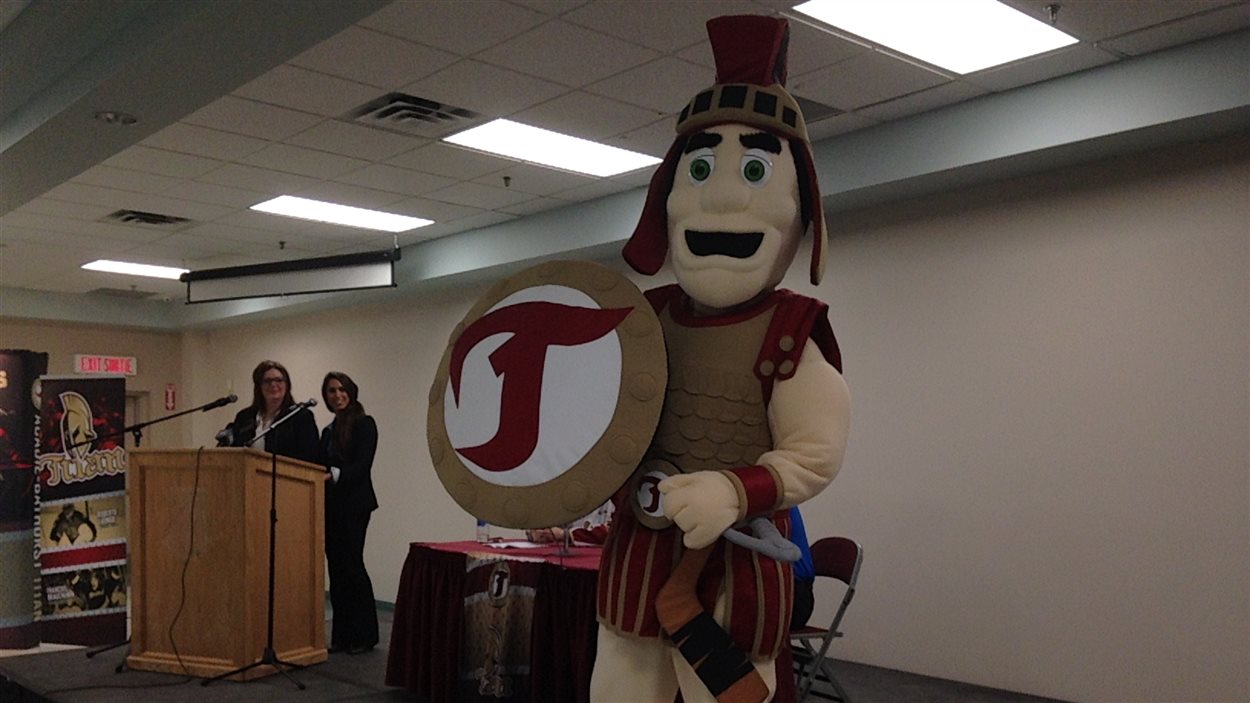 La nouvelle image du Titan d'Acadie-Bathurst | Radio-Canada