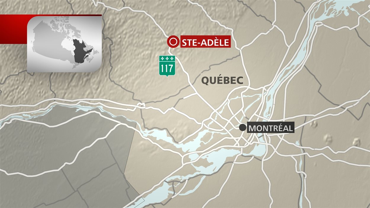 Glissement de terrain à Sainte-Adèle | Radio-Canada