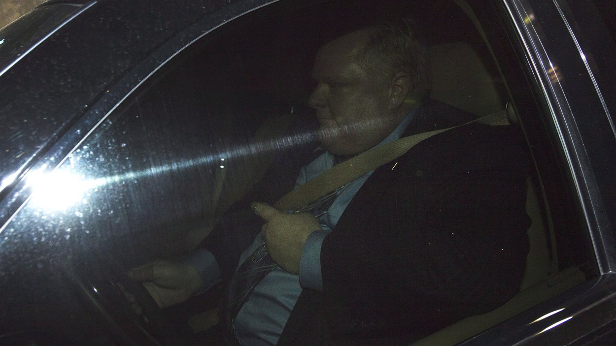Le VUS de Rob Ford serait à la fourrière | Radio-Canada